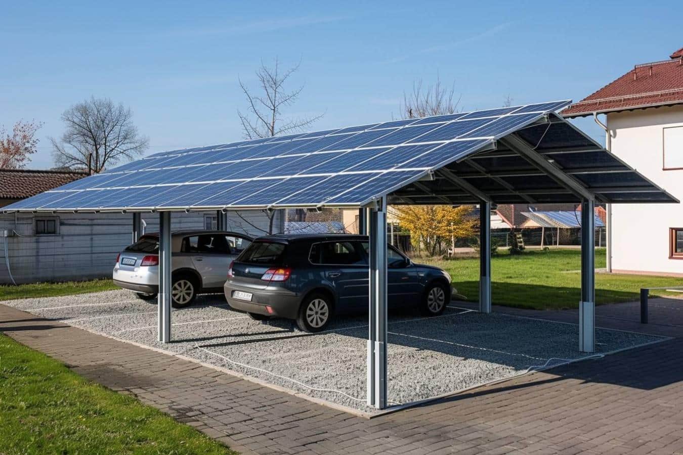 Carport Solaire 2 Voitures Prix